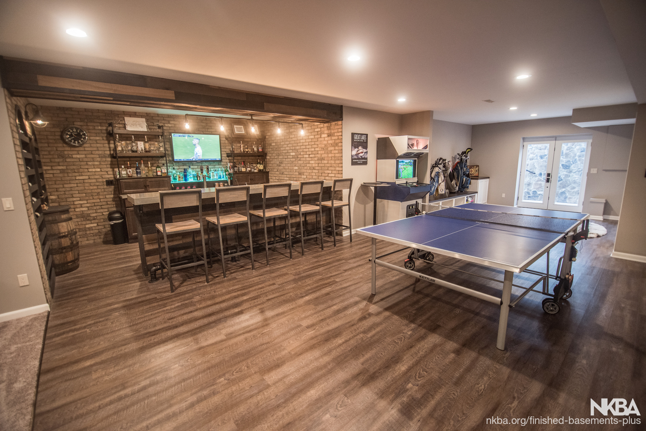 Industrial Basement Finish