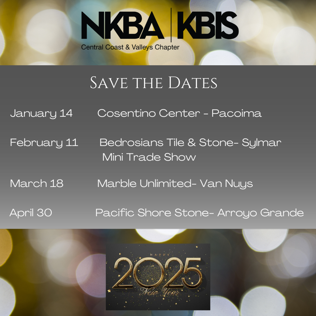 Happy New Year 2025! Save the date for our next event! - NKBA